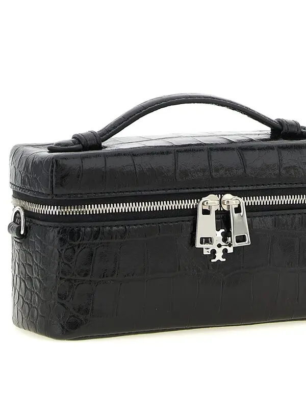 Tory Burch Charlie Vanity Case Crossbody Bag - Black
