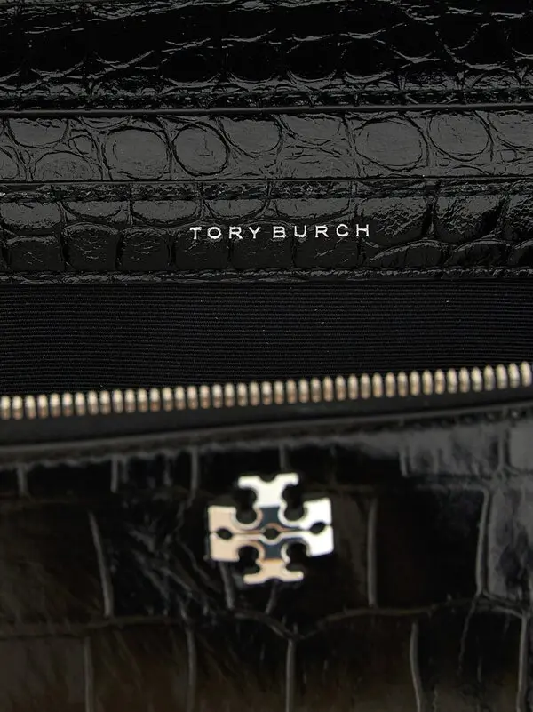 Tory Burch Charlie Vanity Case Crossbody Bag - Black