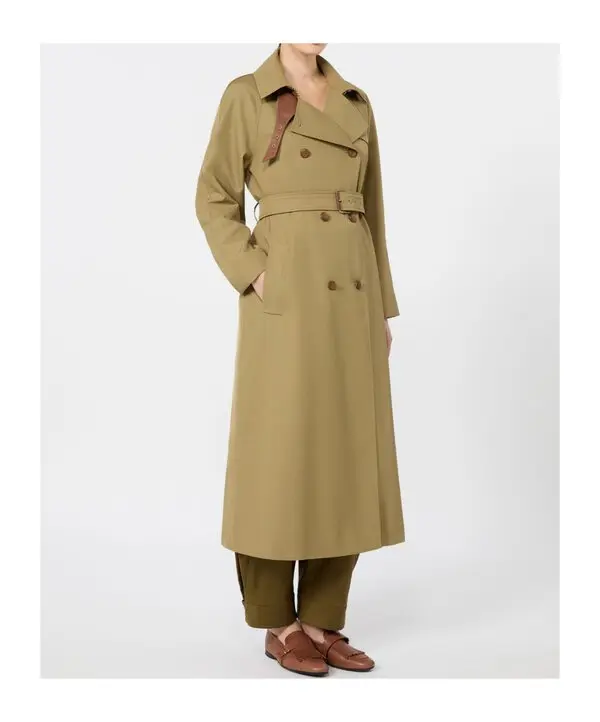 Max Mara Long-sleeved Trench Coat