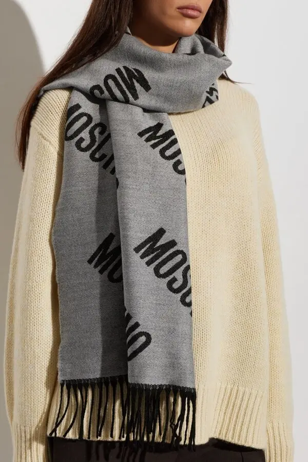 Moschino Tasseled Scarf