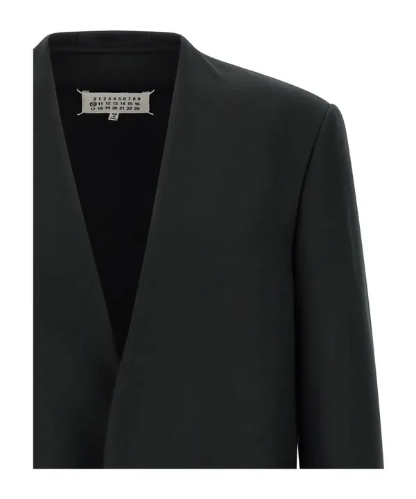 MAISON MARGIELA Long Sleeve Blazer - Black