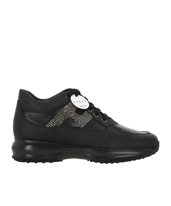 Hogan Round-toe Lace-up Sneakers