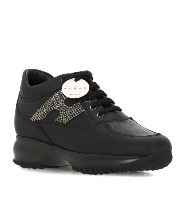 Hogan Round-toe Lace-up Sneakers
