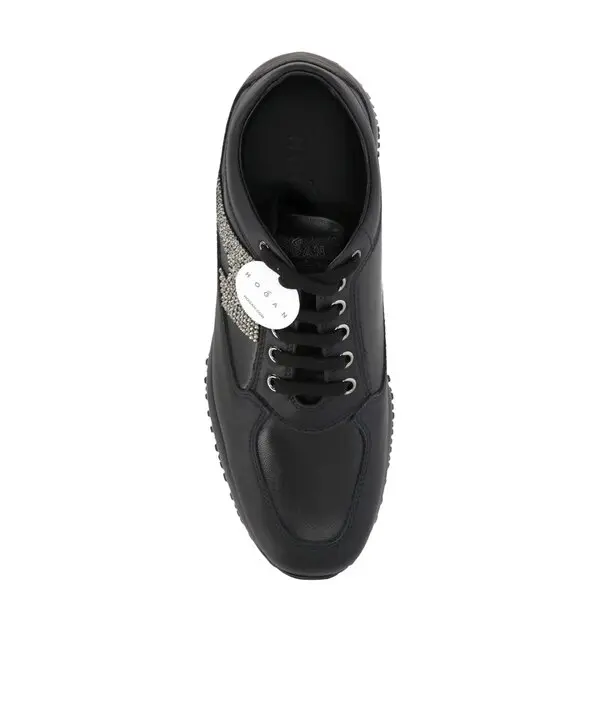 Hogan Round-toe Lace-up Sneakers