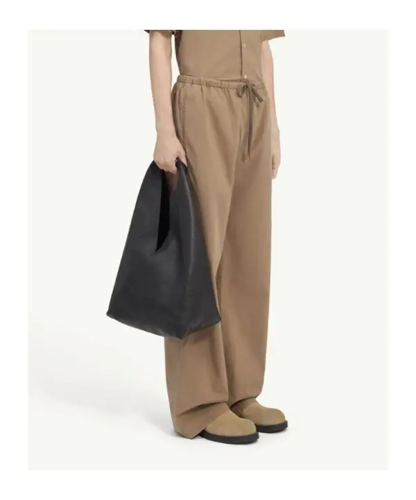 MAISON MARGIELA Drawstring Washed Cotton Trousers
