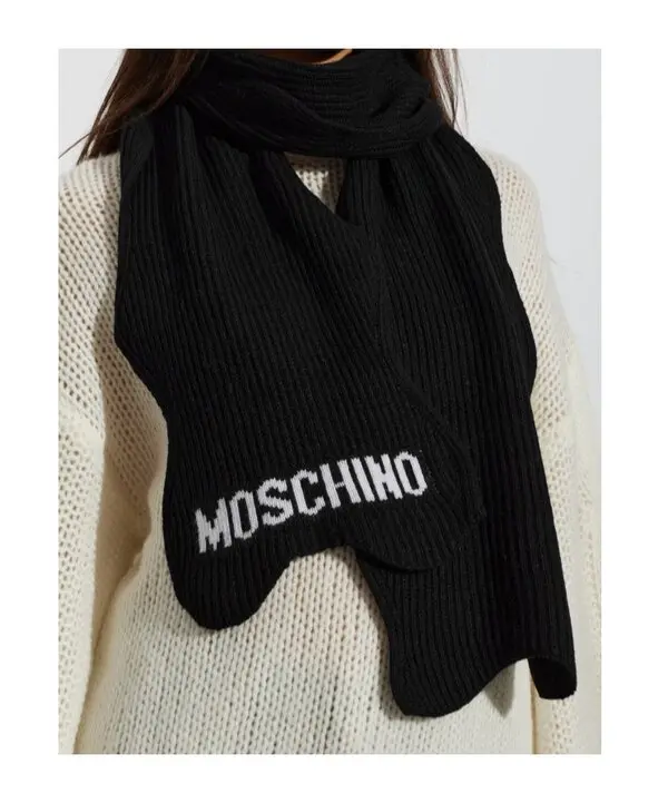 Moschino Logo Scarf