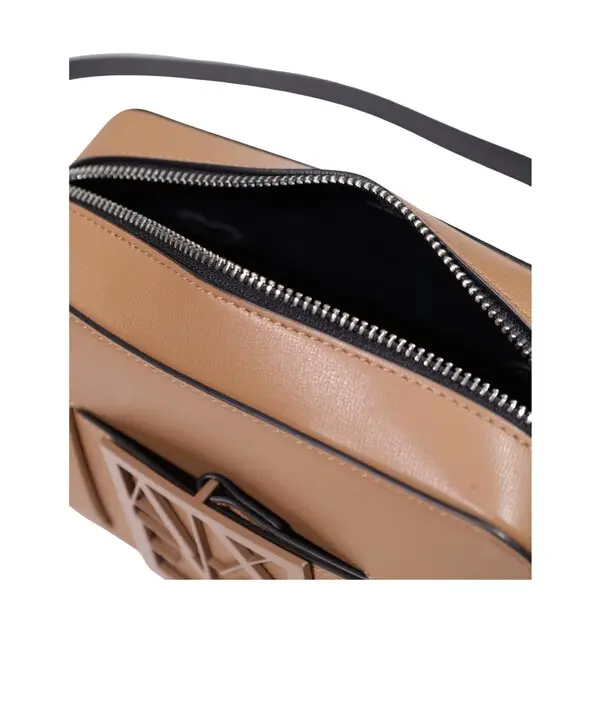 Armani Exchange Zippered Shoulder Bag