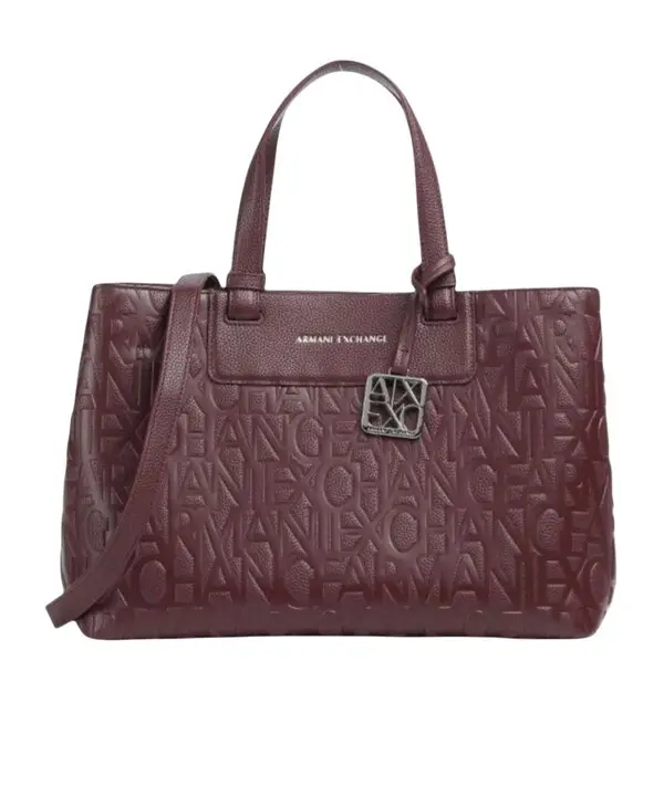Armani Exchange Logo-debossed Tote Bag