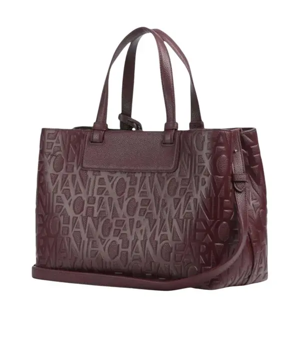 Armani Exchange Logo-debossed Tote Bag