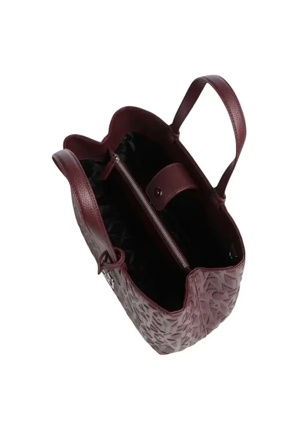 Armani Exchange Logo-debossed Tote Bag
