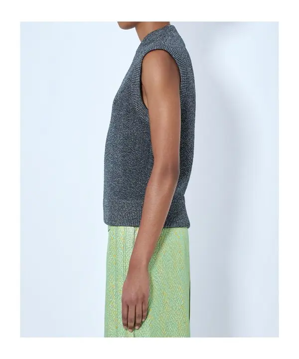 Marni Wool Vest With Lurex Detailing