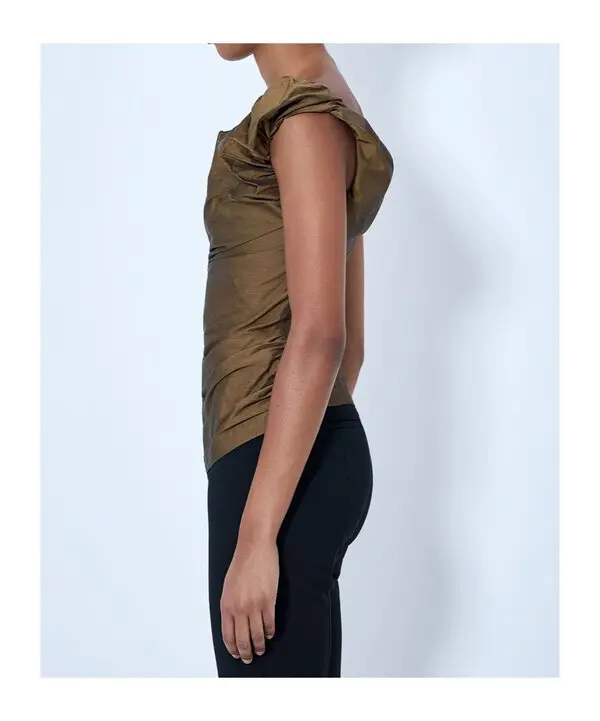 VIVIENNE WESTWOOD Ginnie Off-shoulder Top With Ruched Detailing