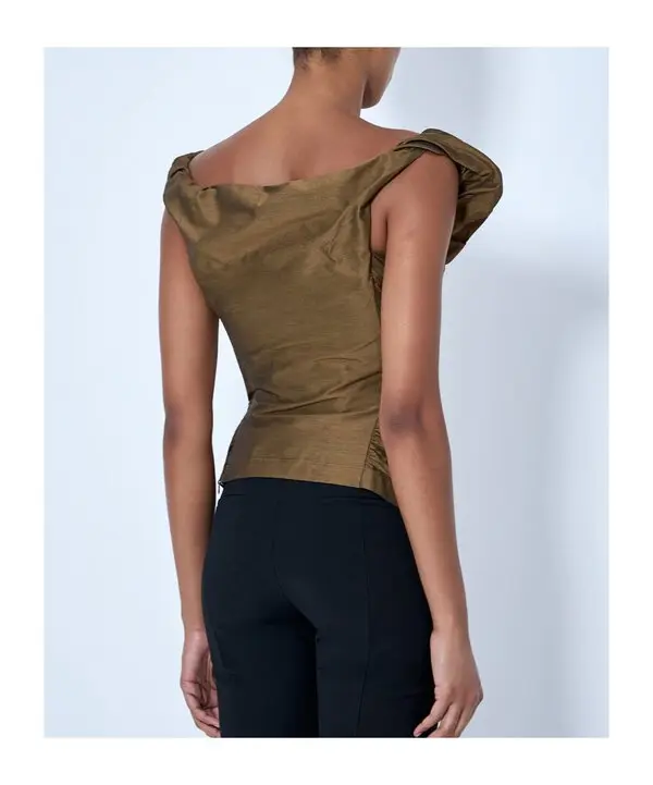 VIVIENNE WESTWOOD Ginnie Off-shoulder Top With Ruched Detailing