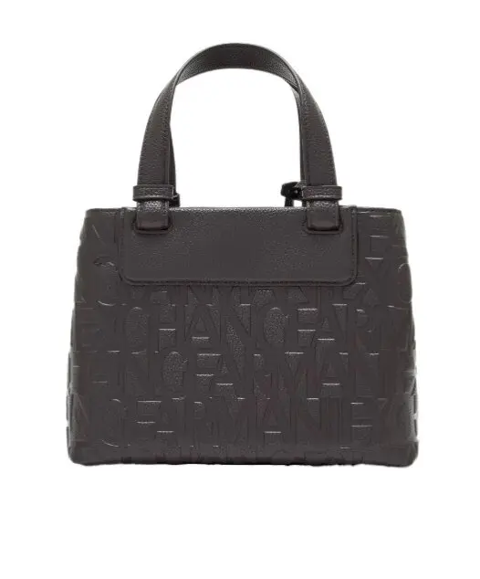 Armani Exchange Embossed Logo Tote Bag