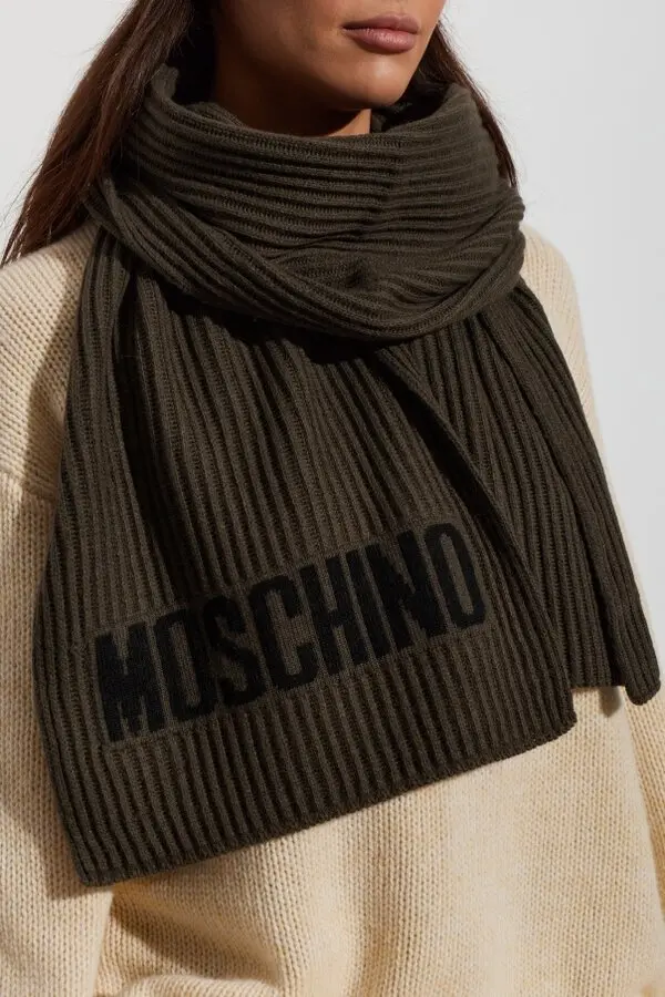 Moschino Logo Scarf