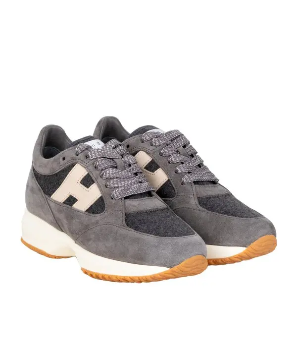 Hogan Logo-patch Panelled Sneakers - No
