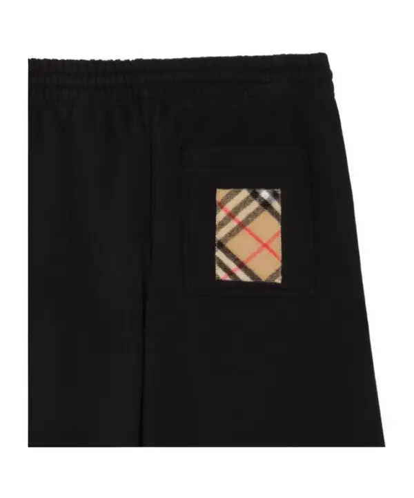Burberry Check Label Cotton Track Pants