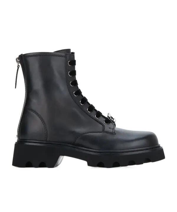 ROGER VIVIER Rear Zipped Chunky Boots