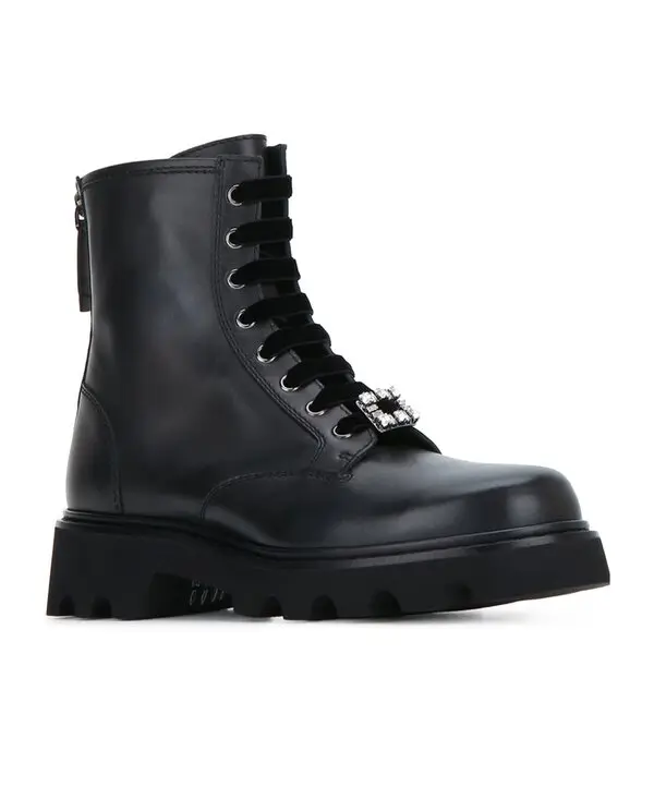 ROGER VIVIER Rear Zipped Chunky Boots