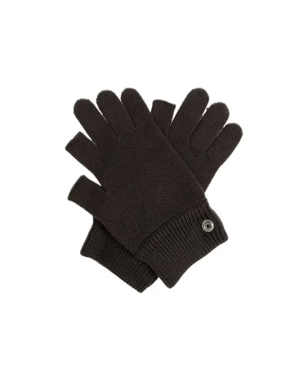 Rick Owens Ribbed Fingerless Gloves