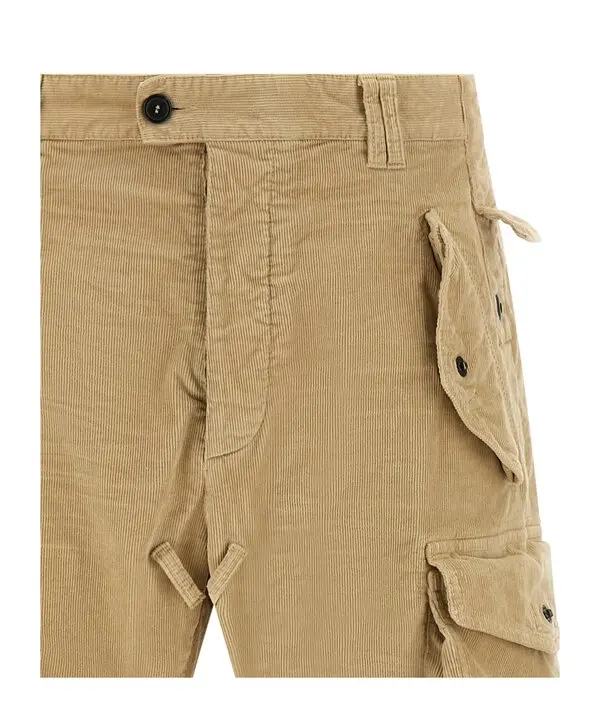 Dsquared2 Corduroy Multi-pocket Cargo Pants - No