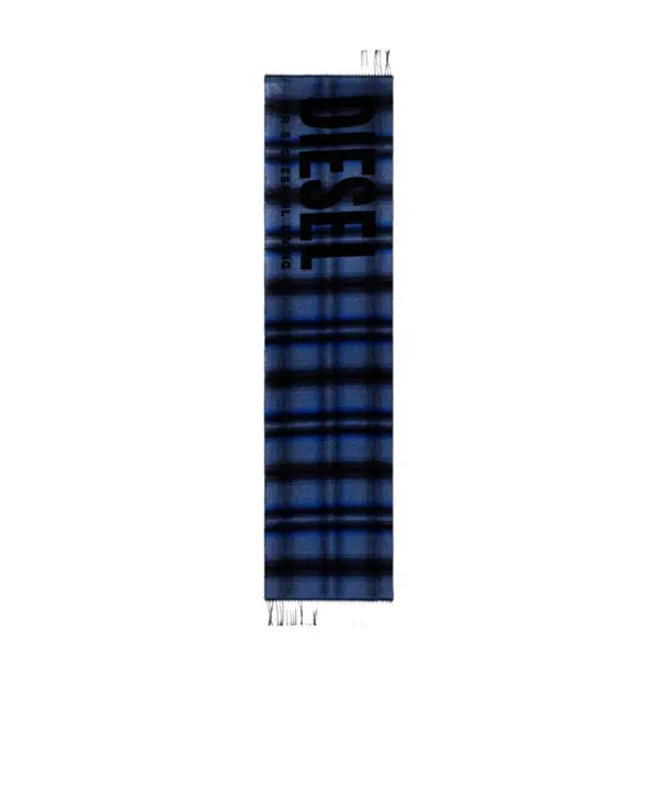 DIESEL® S-check Jacquard Logo-lettering Scarf