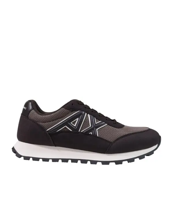 Armani Exchange Sneakers In Mesh And Microsuede