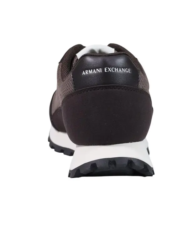 Armani Exchange Sneakers In Mesh And Microsuede