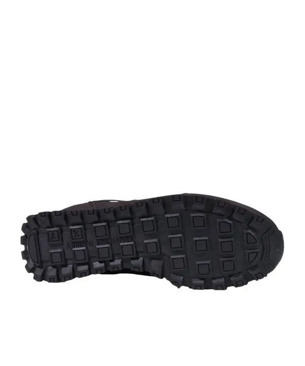 Armani Exchange Sneakers In Mesh And Microsuede
