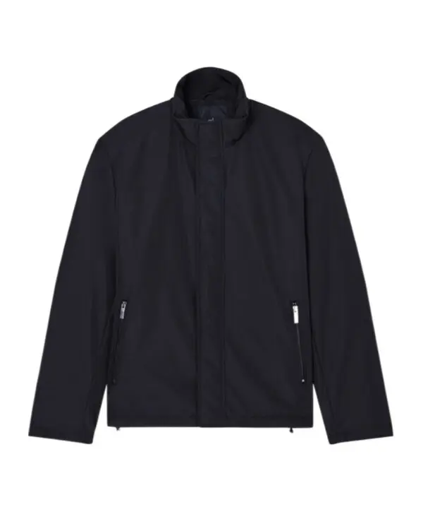 Armani Exchange Full Zip Technical Fabric Jacket