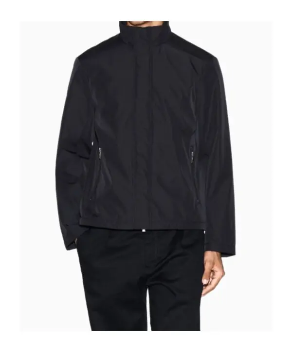 Armani Exchange Full Zip Technical Fabric Jacket