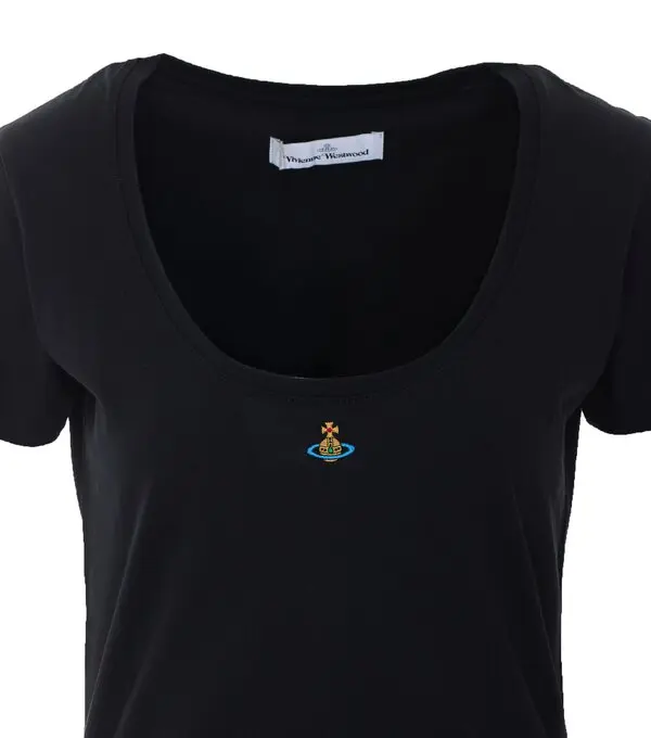 VIVIENNE WESTWOOD Lollo Orb Logo T-shirt - Black