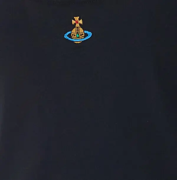 VIVIENNE WESTWOOD Lollo Orb Logo T-shirt - Black