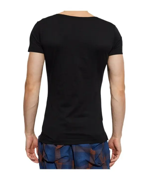 VIVIENNE WESTWOOD Lollo Orb Logo T-shirt - Black