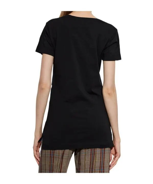 VIVIENNE WESTWOOD Lollo Orb Logo T-shirt - Black