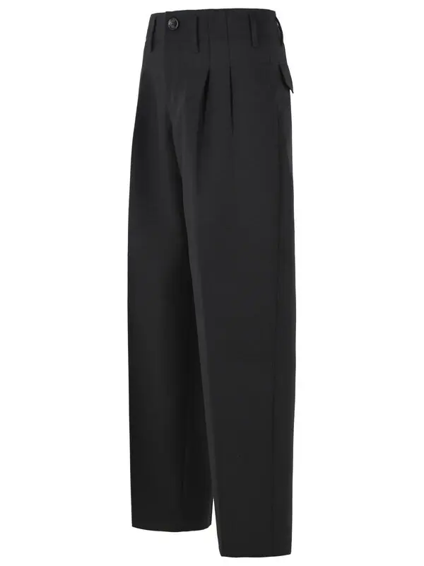 AMI Paris Virgin Wool Trousers