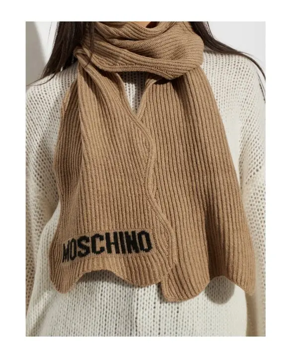Moschino Ribbed Scarf