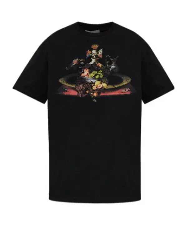 VIVIENNE WESTWOOD Still Life Print T-shirt - Black