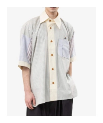 VIVIENNE WESTWOOD Panelled Striped Shirt