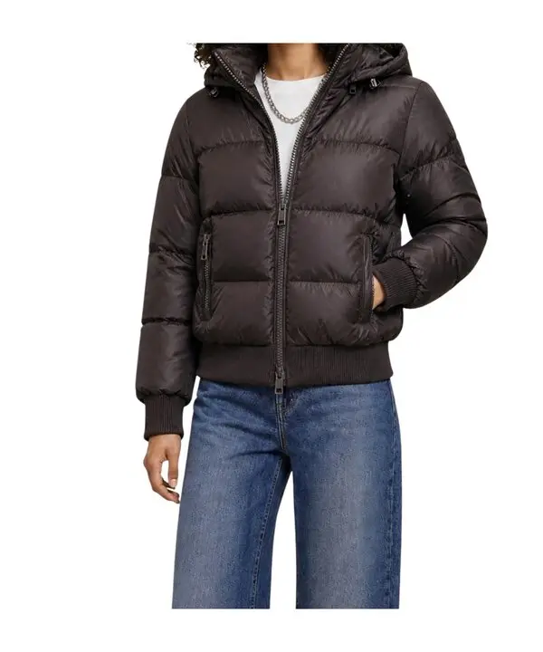 Armani Exchange Zipper Cotton Hooded Jacket