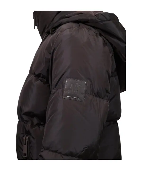 Armani Exchange Zipper Cotton Hooded Jacket