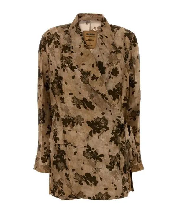 UMA WANG Long Sleeve Printed Jacket