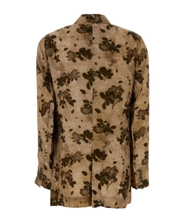 UMA WANG Long Sleeve Printed Jacket