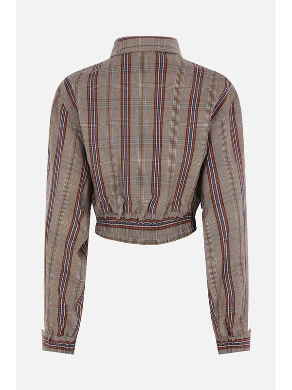 VIVIENNE WESTWOOD Cropped Check Jacket