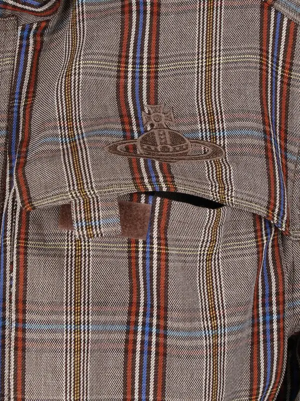 VIVIENNE WESTWOOD Cropped Check Jacket