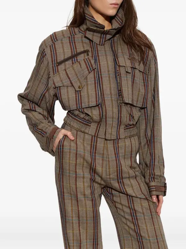 VIVIENNE WESTWOOD Cropped Check Jacket