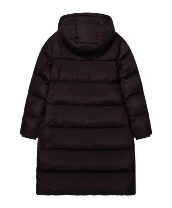 Armani Exchange Quilted Down Puffer Coat With Hood