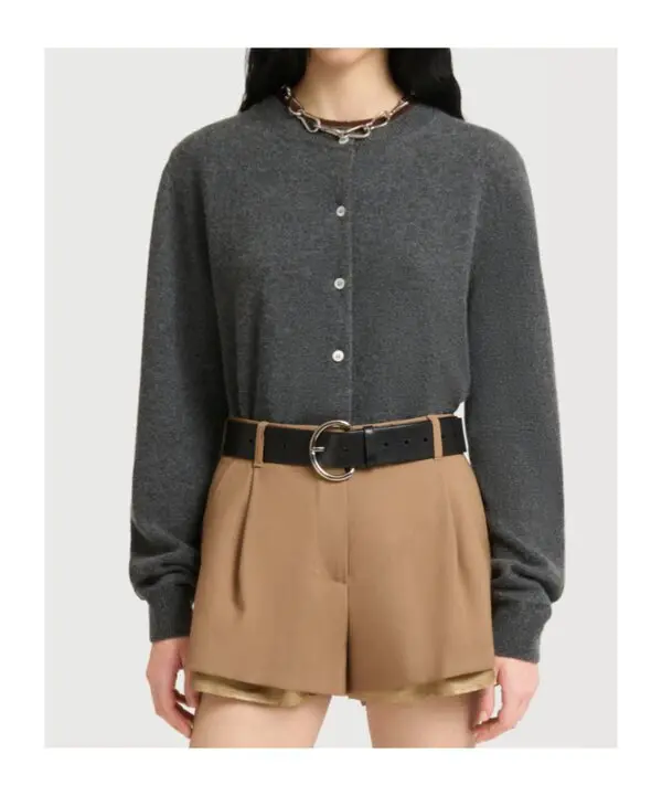 Marni Logo Patch Cashmere Cardigan