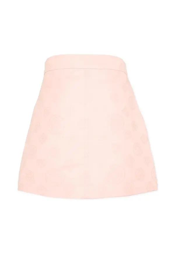 Casablanca Monogram Jacquard Button-front Skirt