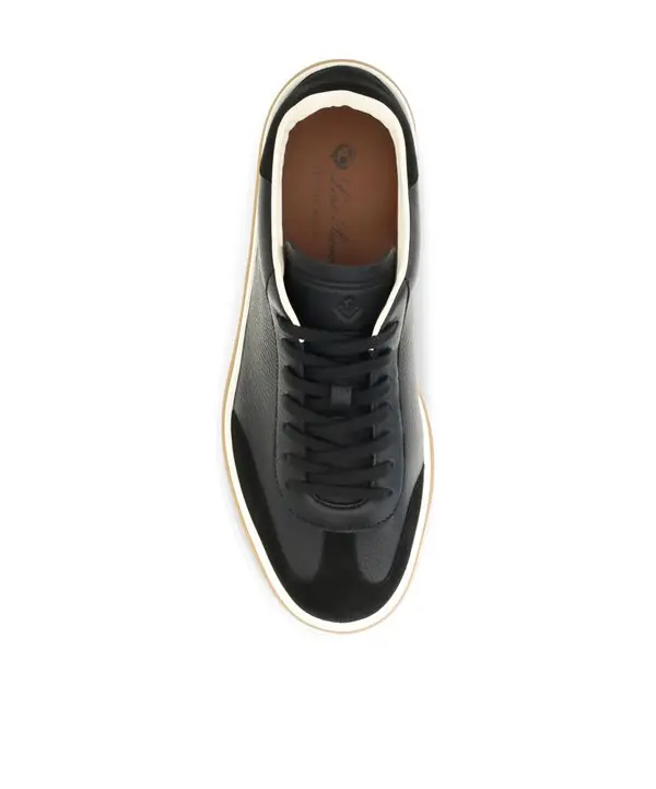 Loro Piana Almond Toe Lace-up Sneakers